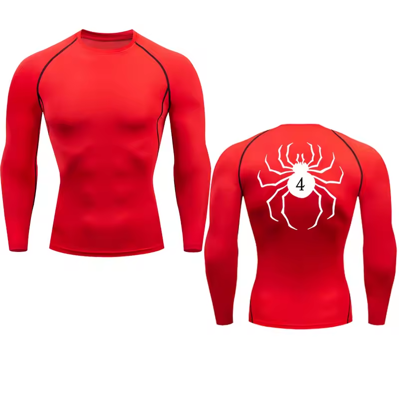 Spider-Man 4 Compression Long Sleeve | Hero-Inspired Gym Shirt | High ...