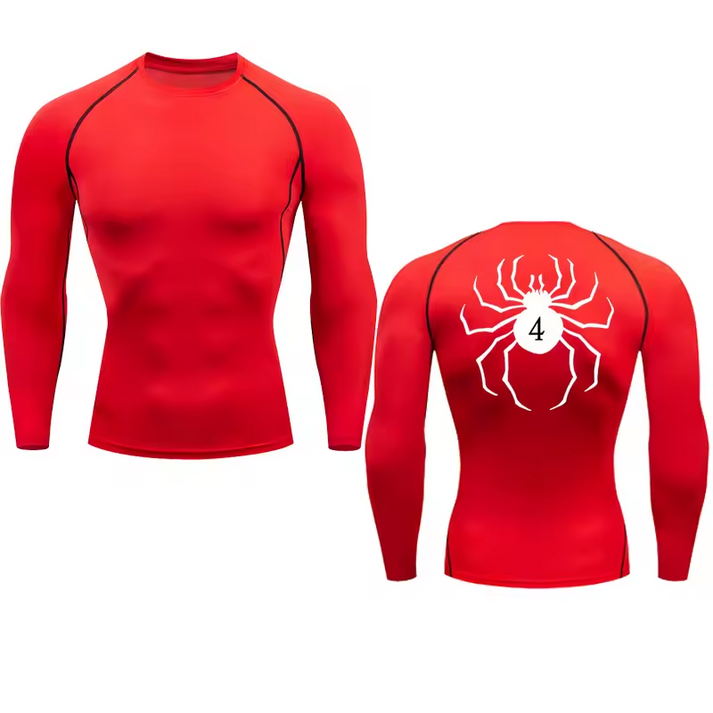Spider-Man 4 Compression Long Sleeve | Hero-Inspired Gym Shirt | High ...